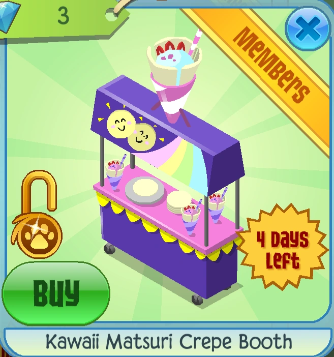 Kawaii Matsuri Crepe Booth | Animal Jam Classic Wiki | Fandom