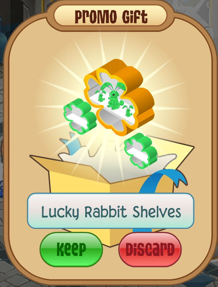 Lucky Rabbit Shelves | Animal Jam Classic Wiki | Fandom