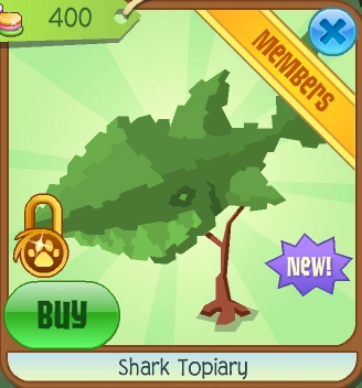Shark Topiary | Animal Jam Classic Wiki | Fandom