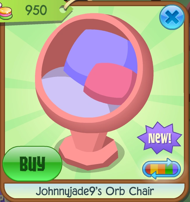Johnnyjade9's Orb Chair | Animal Jam Classic Wiki | Fandom