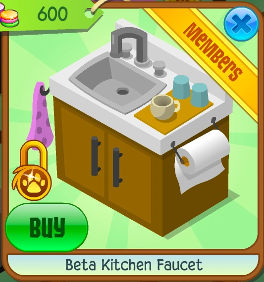 Beta Kitchen Faucet | Animal Jam Classic Wiki | Fandom