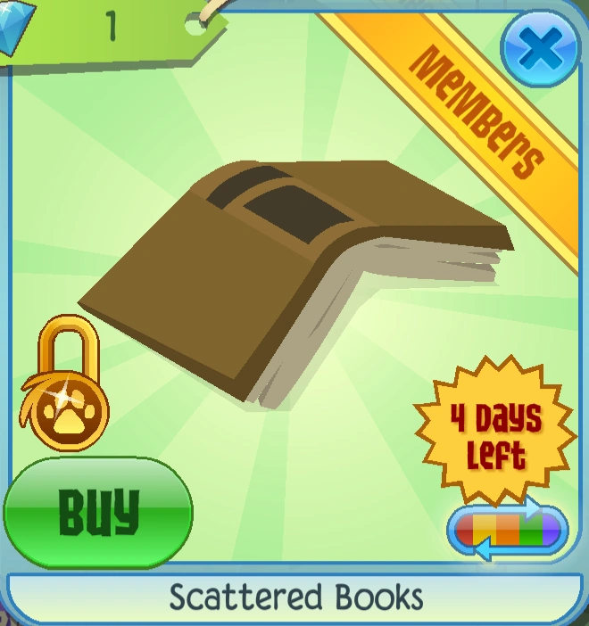 Scattered Books | Animal Jam Classic Wiki | Fandom
