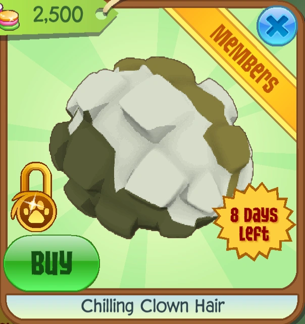 Chilling Clown Hair | Animal Jam Classic Wiki | Fandom