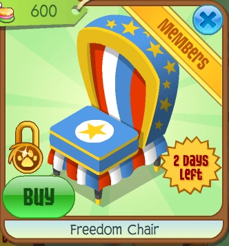 Freedom Chair | Animal Jam Classic Wiki | Fandom