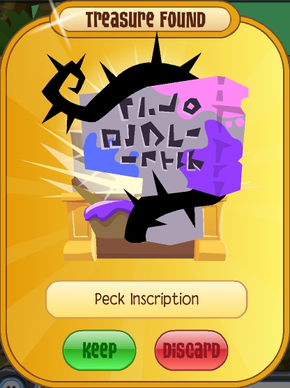 Peck Inscription | Animal Jam Classic Wiki | Fandom