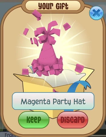 Rare Hot Magenta Party Hat | Animal Jam Classic Wiki | Fandom