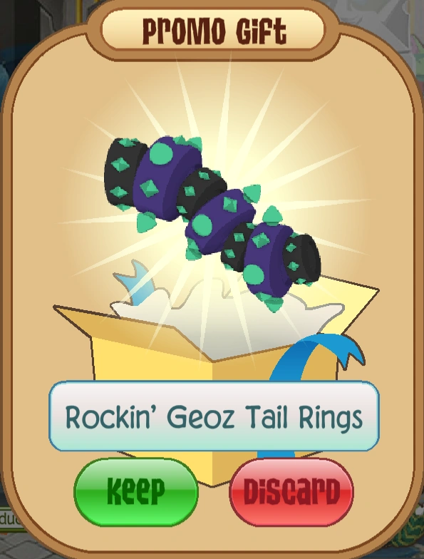 Rockin' Geoz Tail Rings | Animal Jam Classic Wiki | Fandom