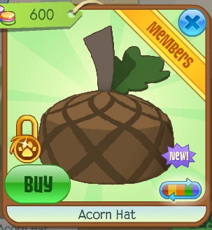Acorn Hat | Animal Jam Classic Wiki | Fandom