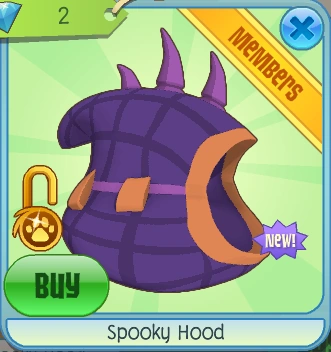 Spooky Hood | Animal Jam Classic Wiki | Fandom