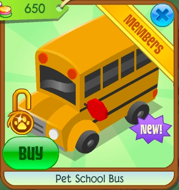Pet School Bus | Animal Jam Classic Wiki | Fandom