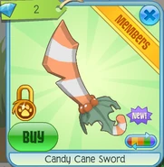 Candy Cane Sword | Animal Jam Classic Wiki | Fandom