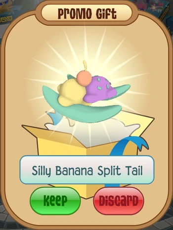 Silly Banana Split Tail | Animal Jam Classic Wiki | Fandom