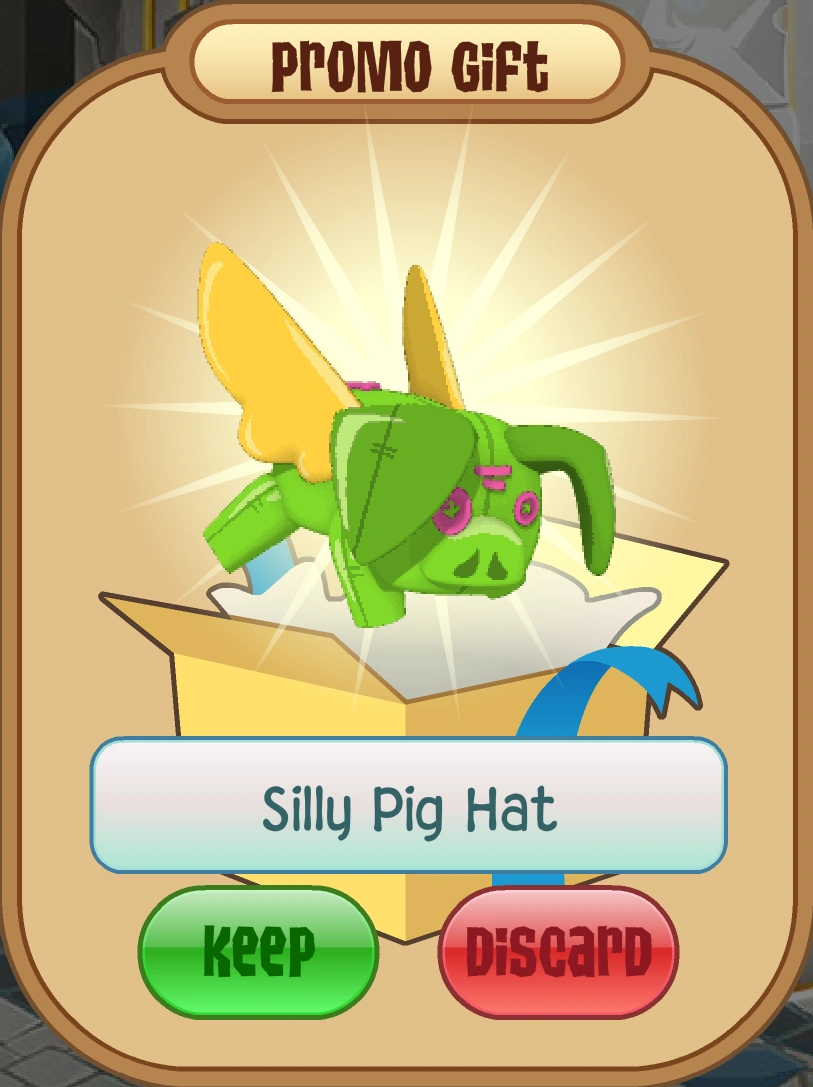 Silly Pig Hat | Animal Jam Classic Wiki | Fandom