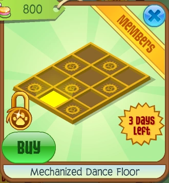 Mechanized Dance Floor | Animal Jam Classic Wiki | Fandom