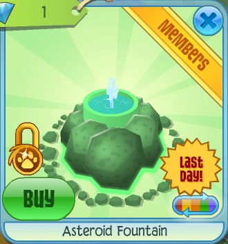 Asteroid Fountain | Animal Jam Classic Wiki | Fandom