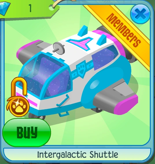 Intergalactic Shuttle | Animal Jam Classic Wiki | Fandom