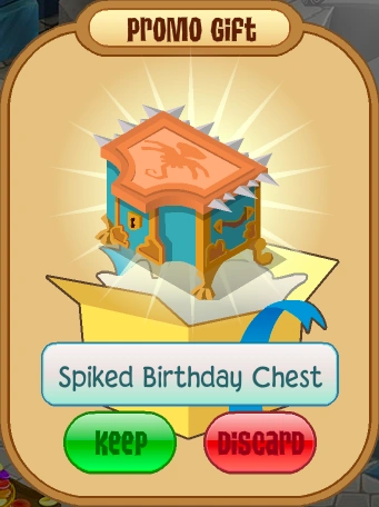 Spiked Birthday Chest | Animal Jam Classic Wiki | Fandom