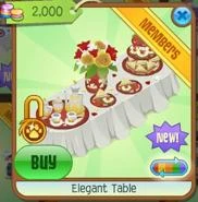 Elegant Table | Animal Jam Classic Wiki | Fandom