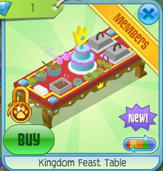 Kingdom Feast Table | Animal Jam Classic Wiki | Fandom