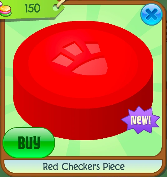 Red Checkers Piece | Animal Jam Classic Wiki | Fandom