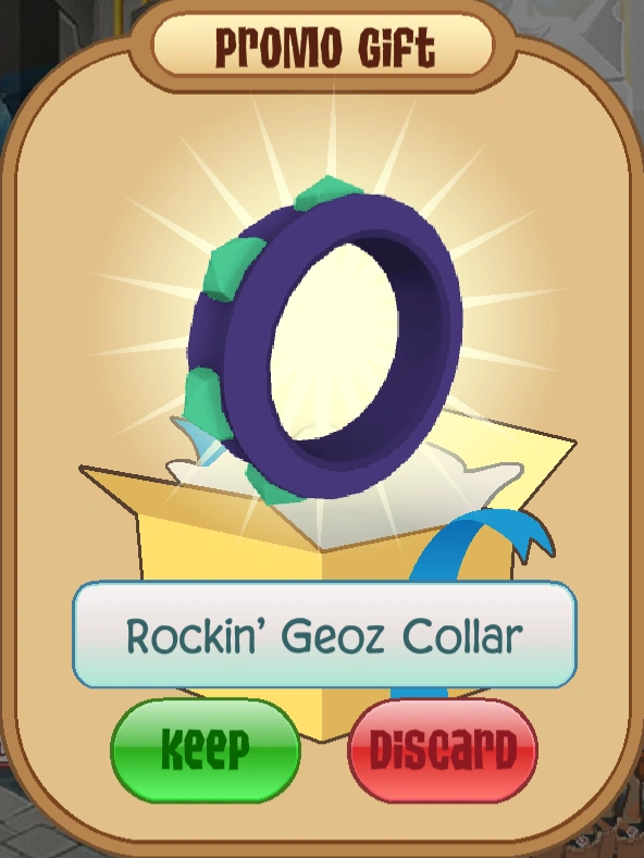 Rockin' Geoz Collar | Animal Jam Classic Wiki | Fandom