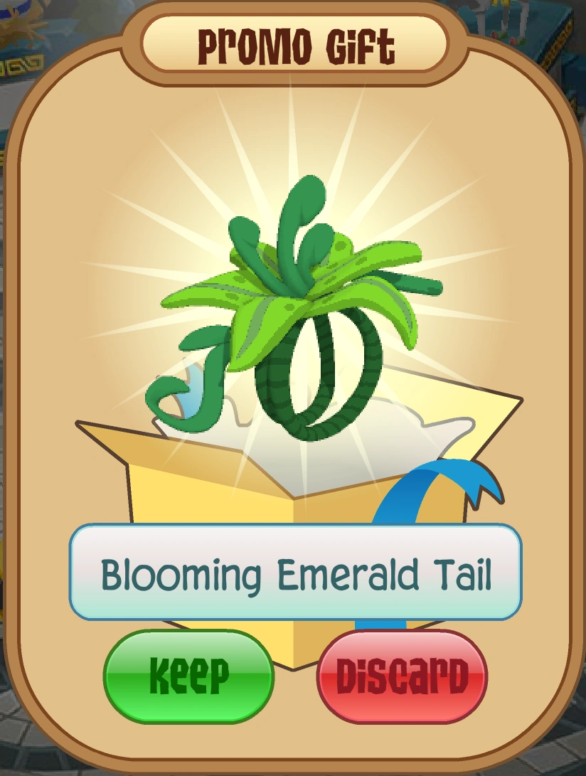 Blooming Emerald Tail | Animal Jam Classic Wiki | Fandom