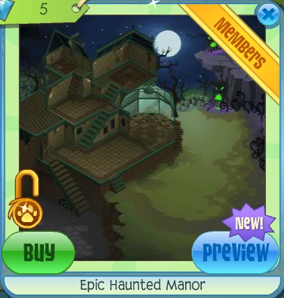 Epic Haunted Manor | Animal Jam Classic Wiki | Fandom