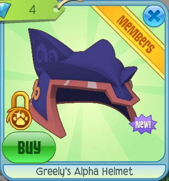 Greely's Alpha Helmet | Animal Jam Classic Wiki | Fandom