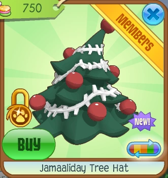 Jamaaliday Tree Hat | Animal Jam Classic Wiki | Fandom
