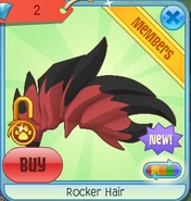 Rocker Hair | Animal Jam Classic Wiki | Fandom