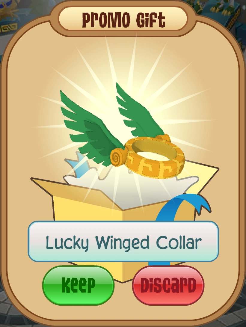 Lucky Winged Collar | Animal Jam Classic Wiki | Fandom