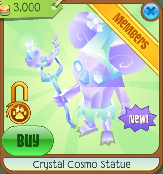 Crystal Cosmo Statue | Animal Jam Classic Wiki | Fandom