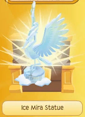 Ice Mira Statue | Animal Jam Classic Wiki | Fandom