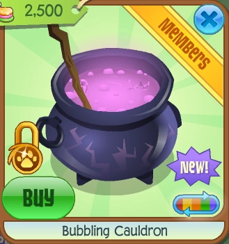 Bubbling Cauldron | Animal Jam Classic Wiki | Fandom