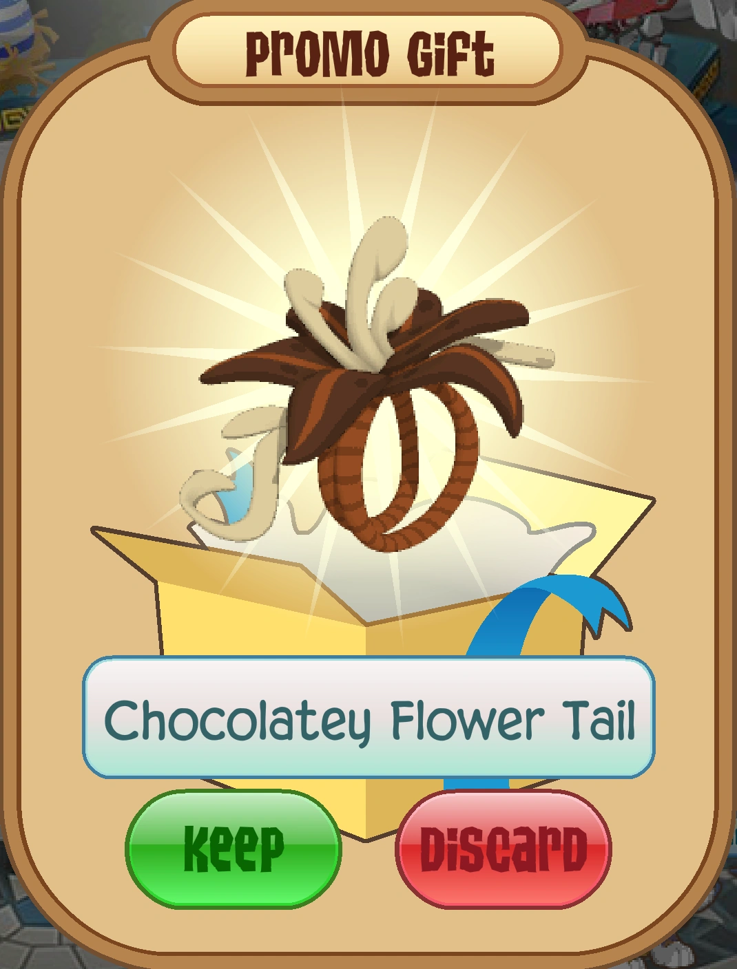 Chocolatey Flower Tail | Animal Jam Classic Wiki | Fandom