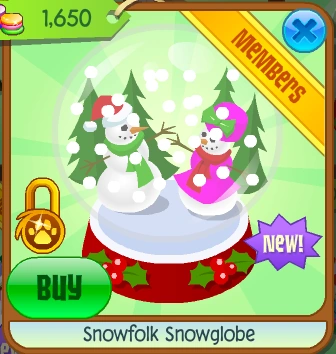 Snowfolk Snowglobe | Animal Jam Classic Wiki | Fandom