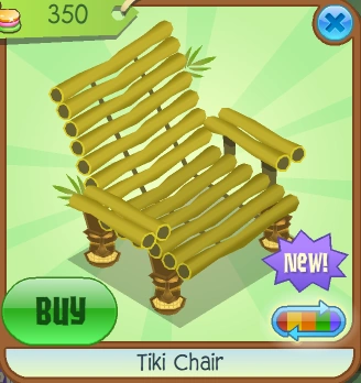 Tiki Chair | Animal Jam Classic Wiki | Fandom