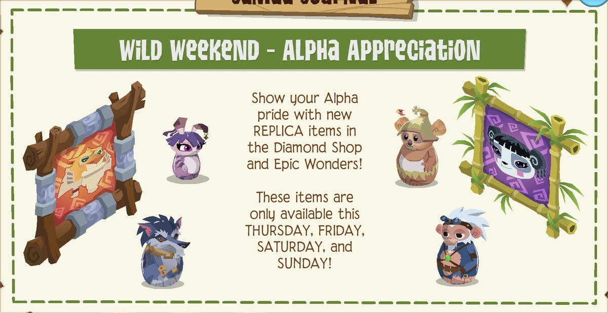 Alpha Appreciation | Animal Jam Classic Wiki | Fandom