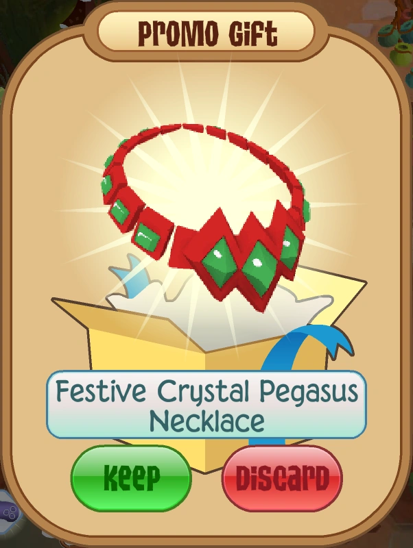 Festive Crystal Pegasus Necklace | Animal Jam Classic Wiki | Fandom