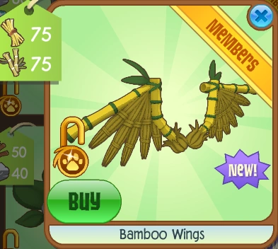 Bamboo Wings | Animal Jam Classic Wiki | Fandom
