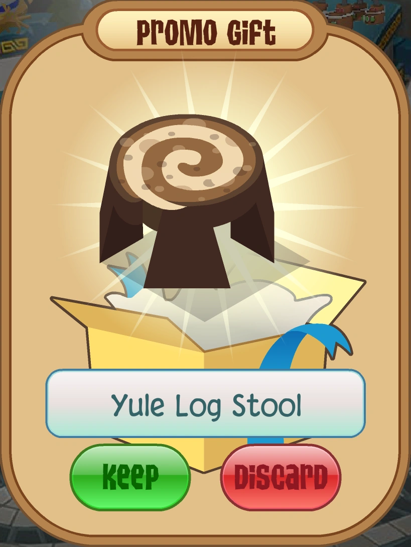 Yule Log Stool | Animal Jam Classic Wiki | Fandom