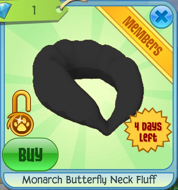 Monarch Butterfly Neck Fluff | Animal Jam Classic Wiki | Fandom