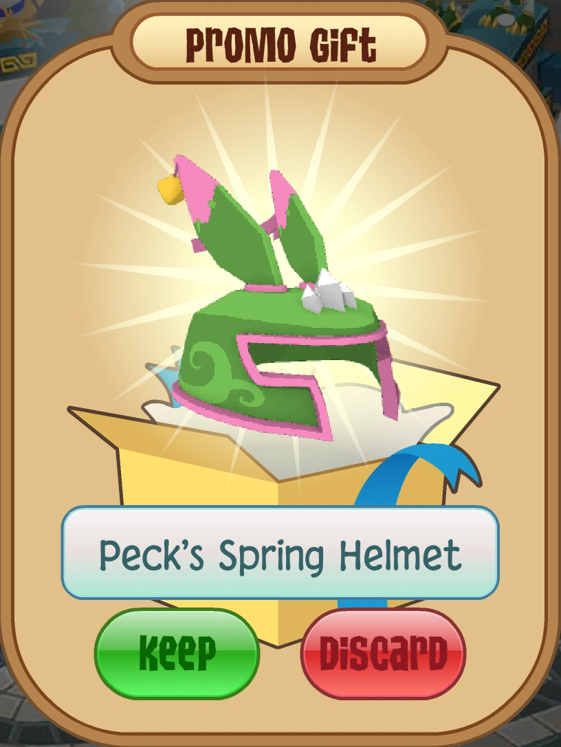 Peck's Spring Helmet | Animal Jam Classic Wiki | Fandom