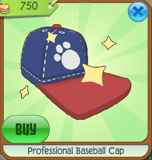 Professional Baseball Cap | Animal Jam Classic Wiki | Fandom