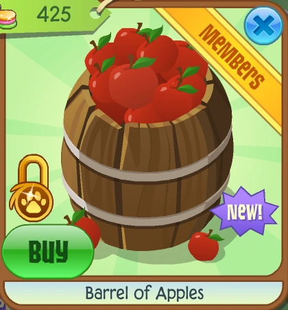 Barrel of Apples | Animal Jam Classic Wiki | Fandom
