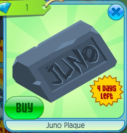 Juno Plaque | Animal Jam Classic Wiki | Fandom