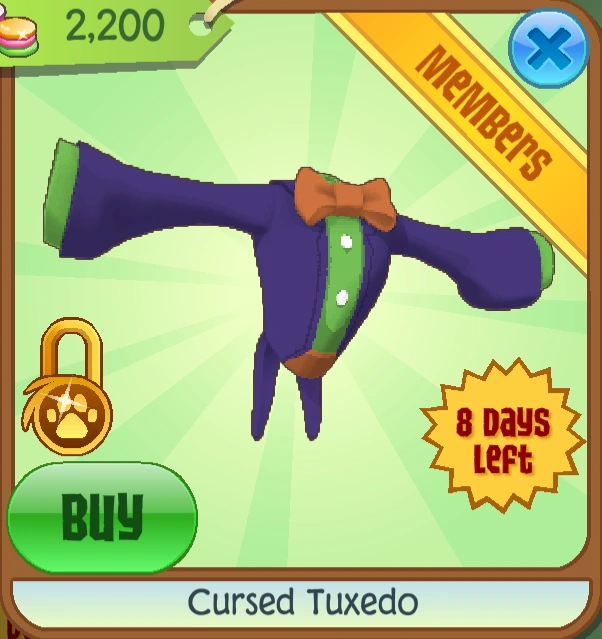 Cursed Tuxedo | Animal Jam Classic Wiki | Fandom