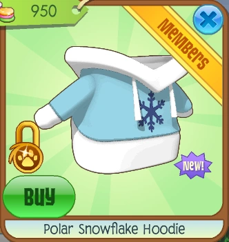 Polar Snowflake Hoodie | Animal Jam Classic Wiki | Fandom