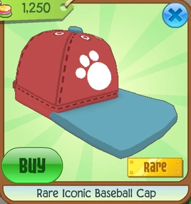 Rare Iconic Baseball Cap | Animal Jam Classic Wiki | Fandom