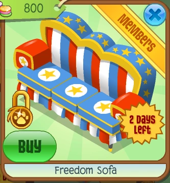 Freedom Sofa | Animal Jam Classic Wiki | Fandom
